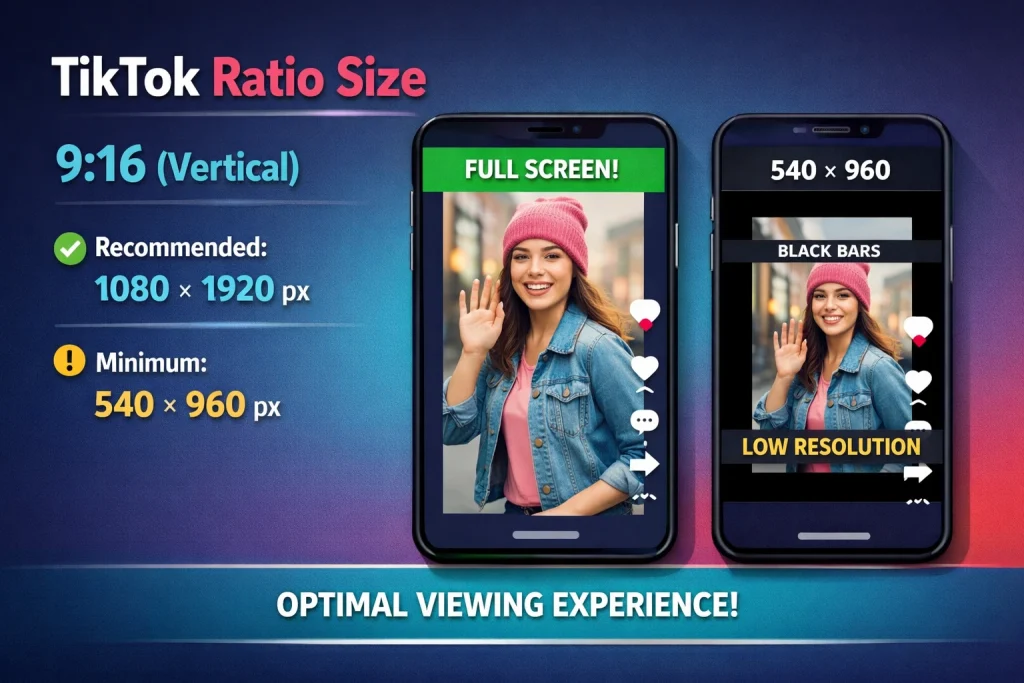 TikTok Ratio Size 2026: Complete Guide to Video Dimensions